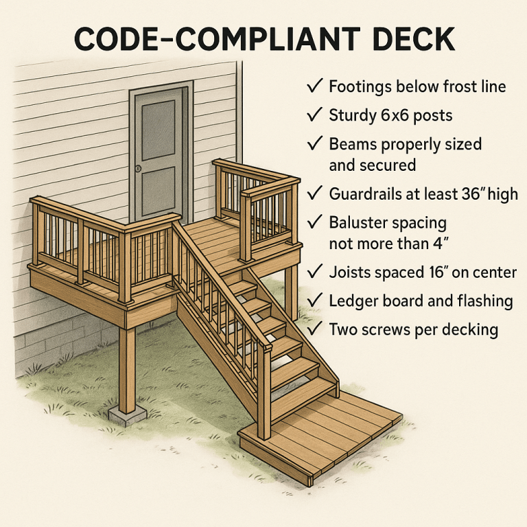 Pennsylvania Deck Building Code: 2025 Guide to Building a Code ...